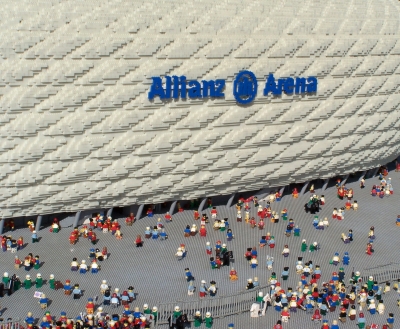 Kostenloses Foto: allianz arena lego - pixelio.de